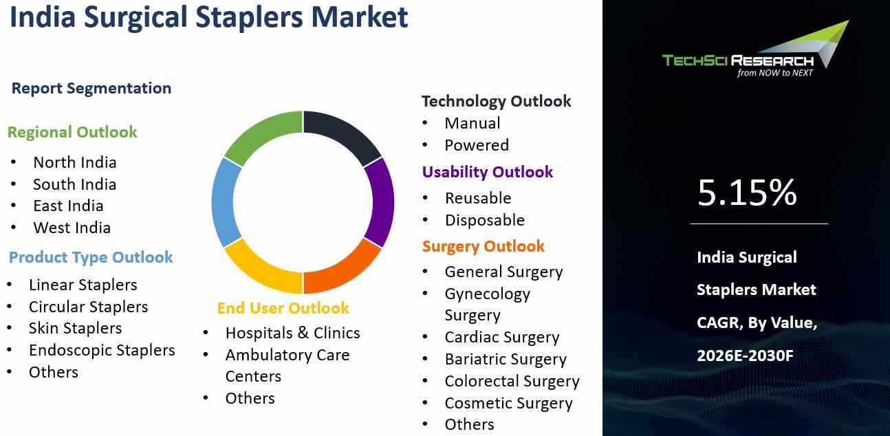 India Surgical Staplers Market Size and Growth Forecast 2030 | TechSci ...