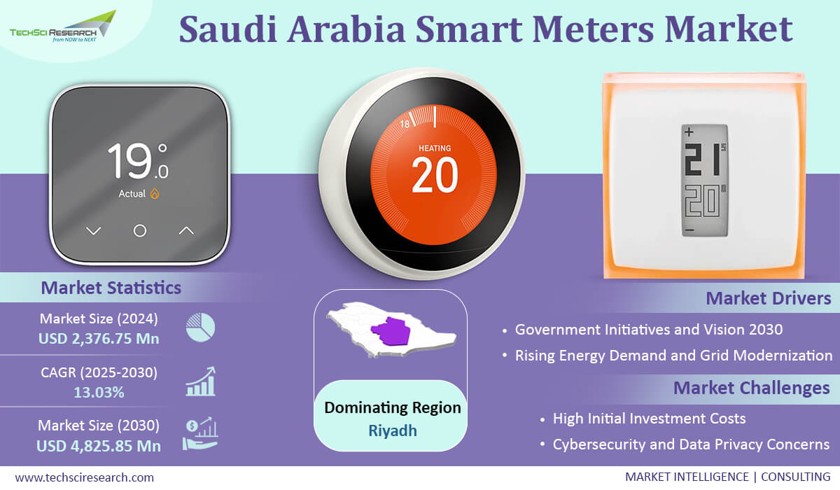 Saudi Arabia Smart Meters Market Trends 2030 - Infographics